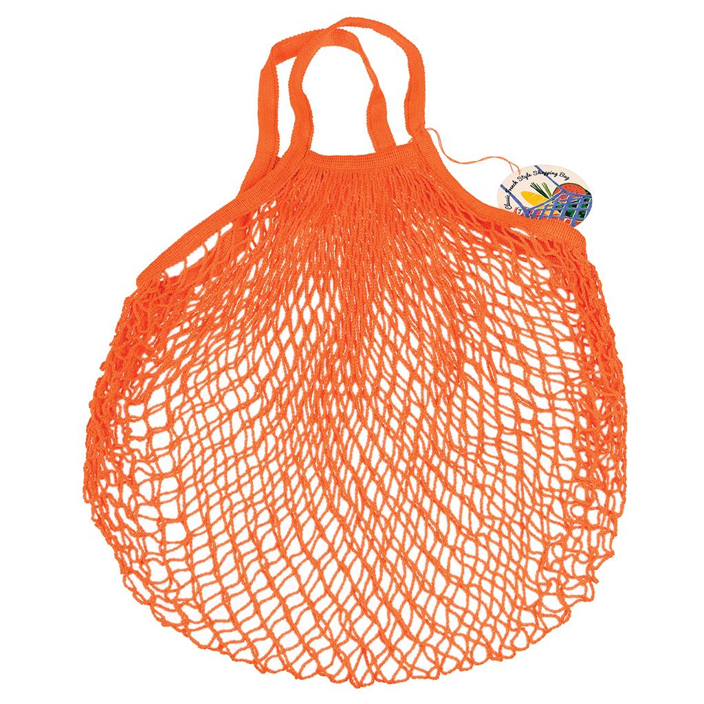 Orange French Style String Shopping Bag | ﻿Rex London