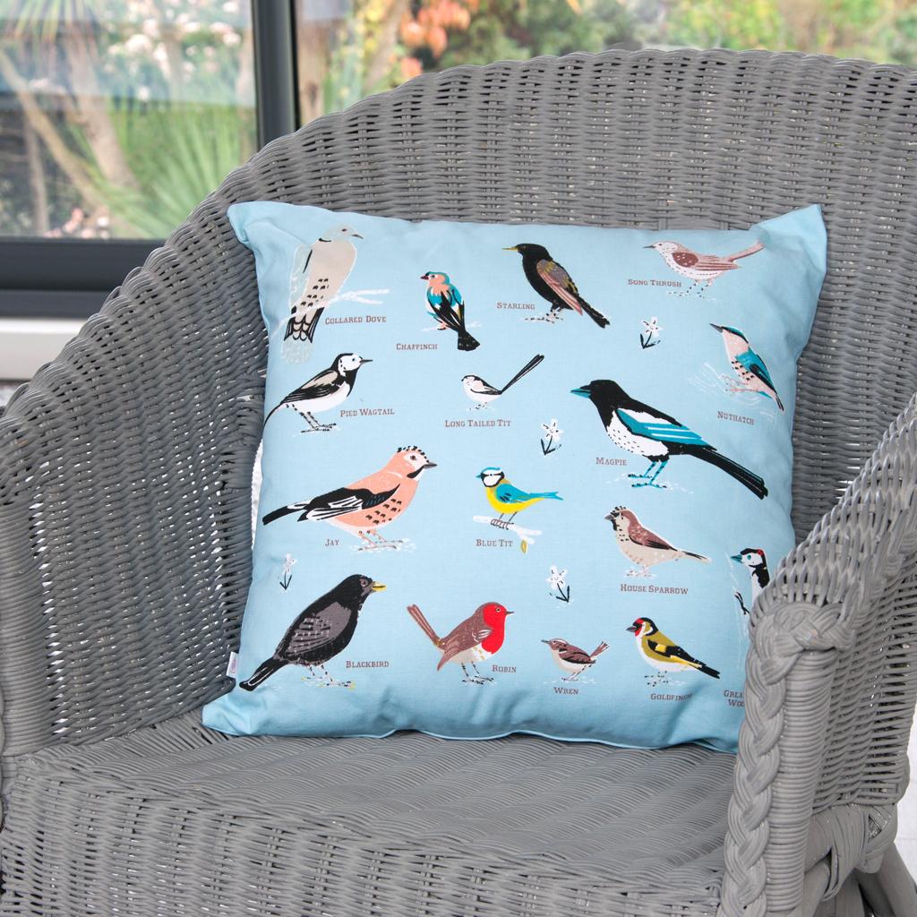 Garden Birds Cushion | ﻿Rex London