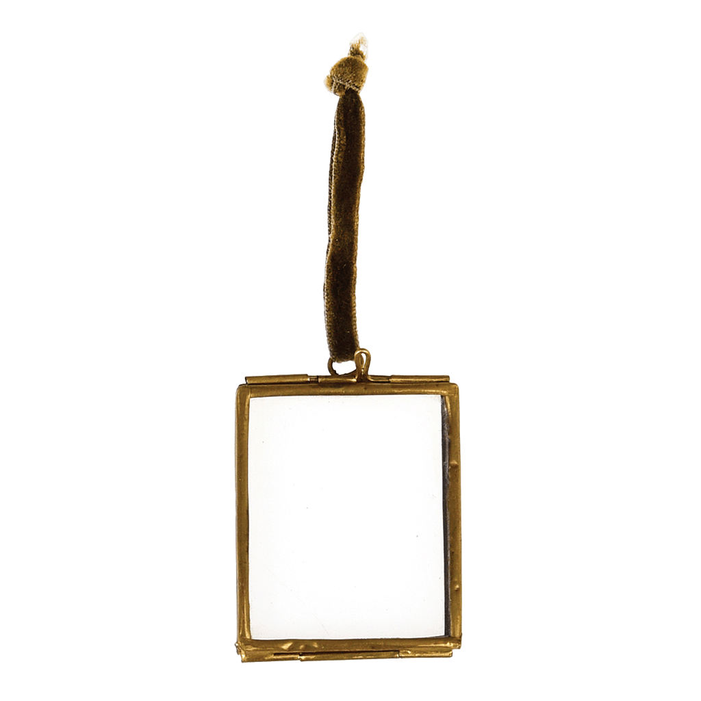 Hanging Brass Frame 4.5x5.5cm | ﻿Rex London