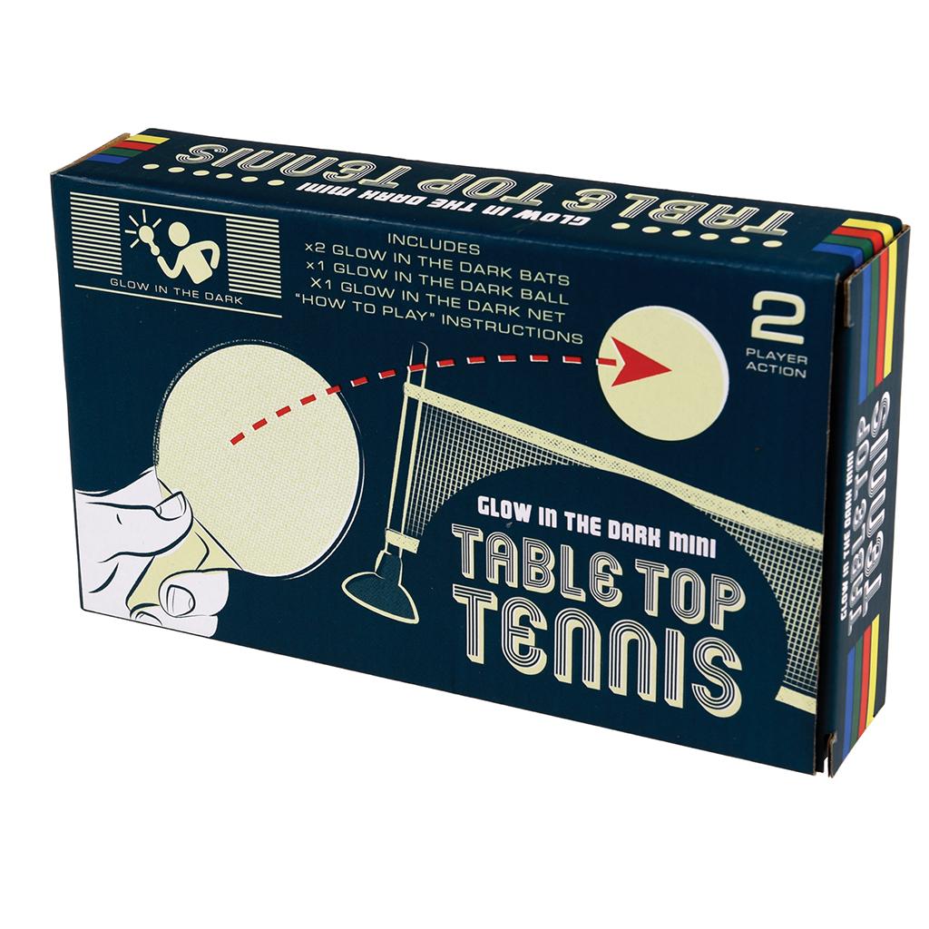 Glow In The Dark Mini Table Tennis Set | ﻿Rex London