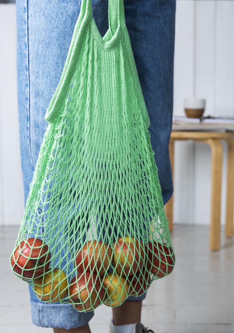 Green French Style String Shopping Bag | ﻿Rex London
