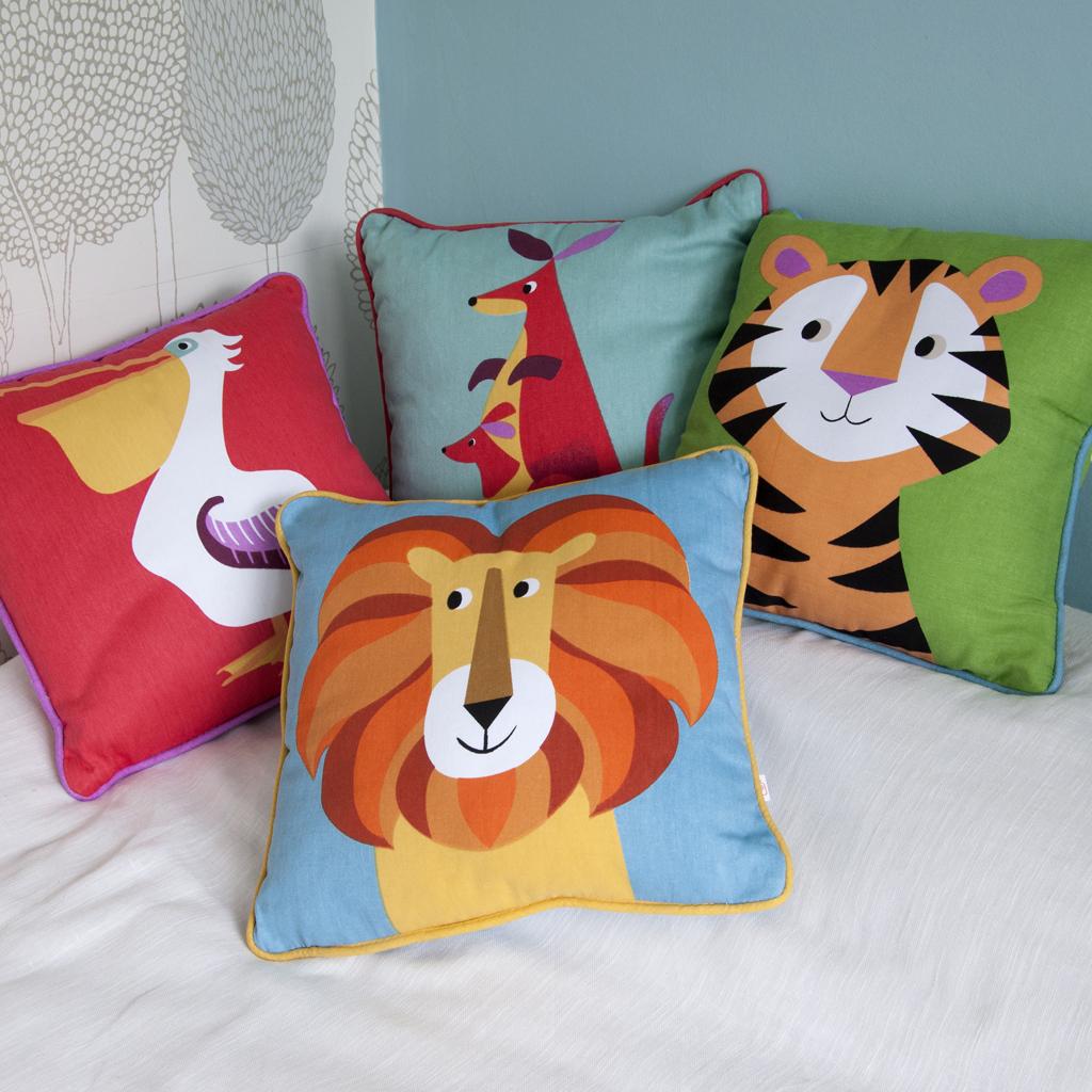 Tiger Cushion | ﻿Rex London