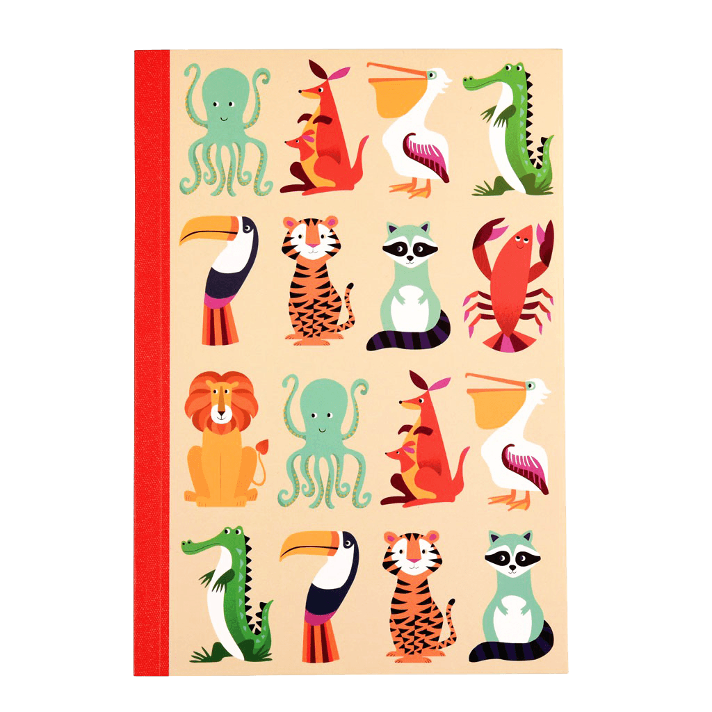 Colourful Creatures A5 Notebook | ﻿Rex London