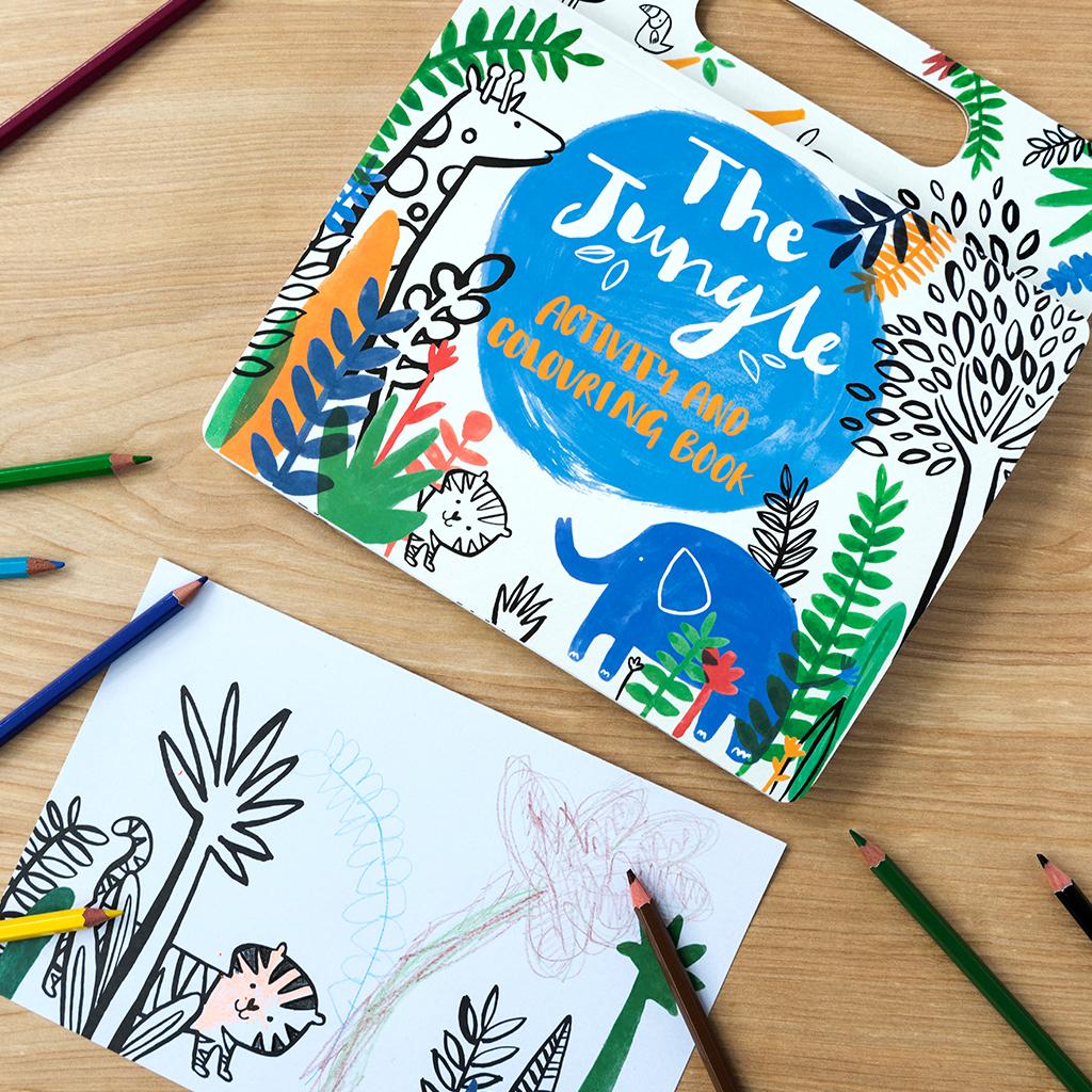 Jungle Colouring And Activity Book | ﻿Rex London