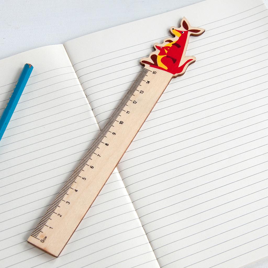 Kangaroo Wooden Ruler | ﻿Rex London