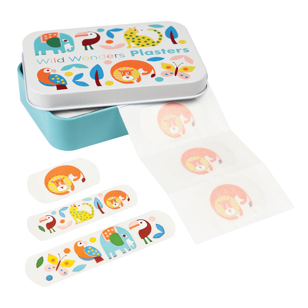 Wild Wonders Plasters In A Tin (pack Of 30) | ﻿Rex London