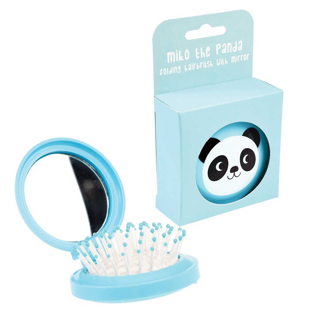 Miko The Panda Compact Hairbrush | ﻿Rex London