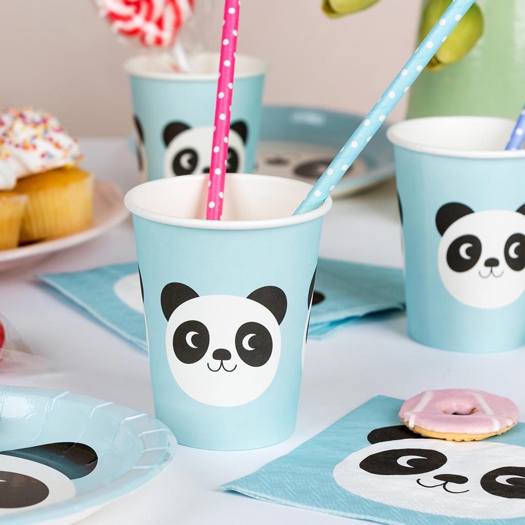 8 Gobelets En Carton Miko The Panda | ﻿Rex London