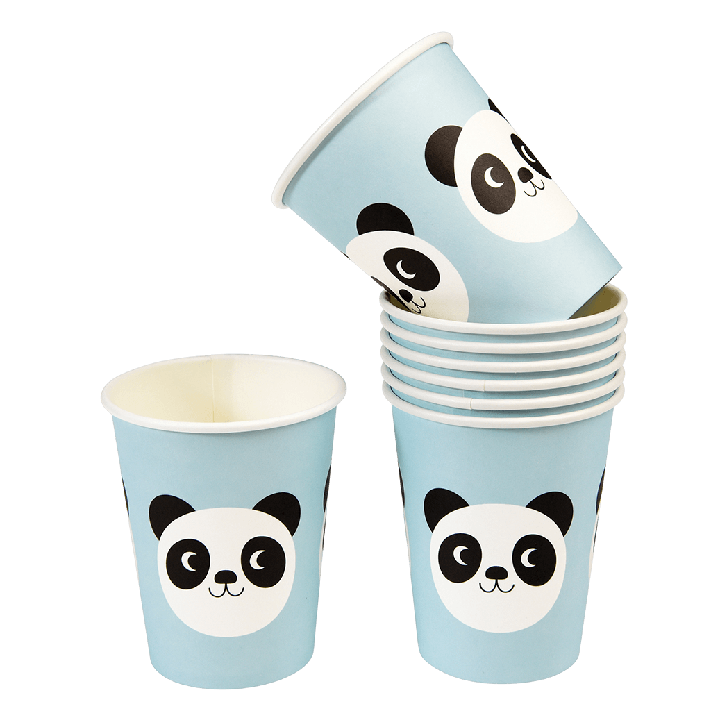 8 Gobelets En Carton Miko The Panda | ﻿Rex London