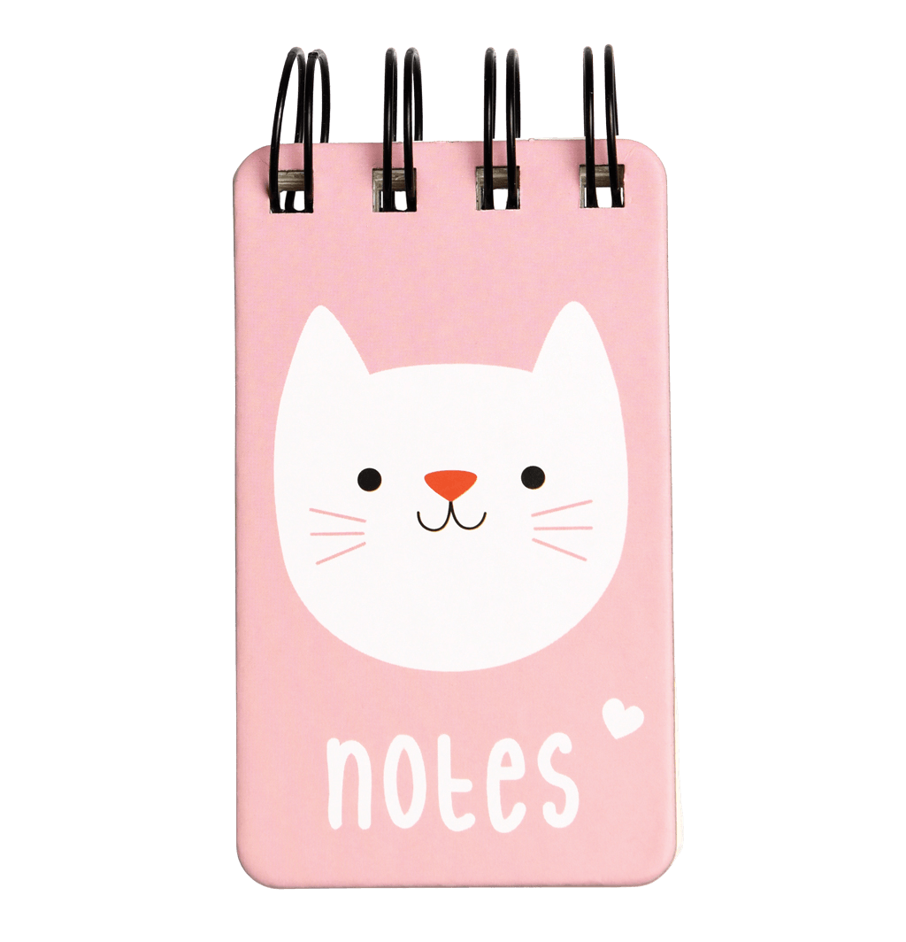 Mini-Spiralblock Katze | ﻿Rex London