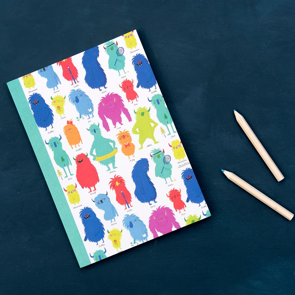 ﻿Monsters A5 Notebook | ﻿Rex London