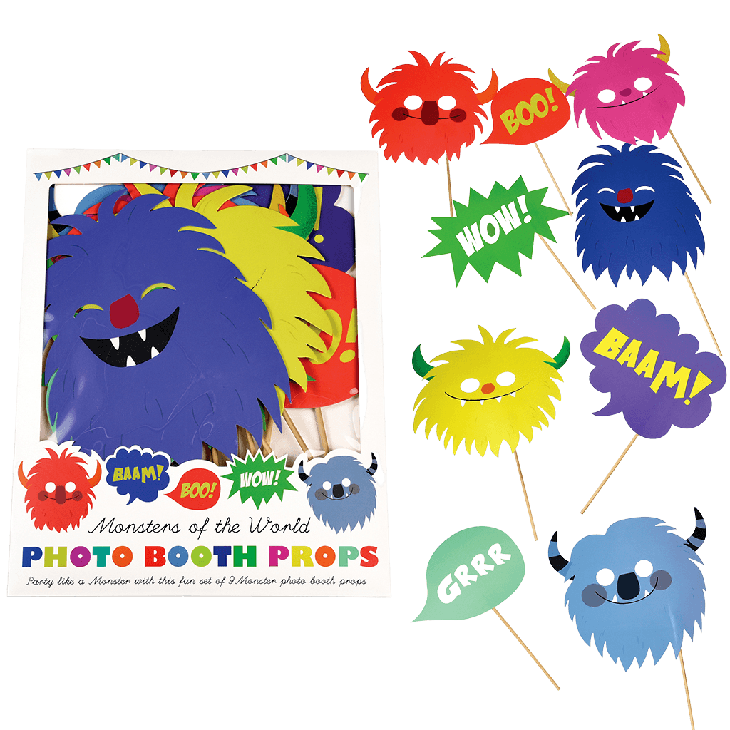 Monsters Of The World Photo Booth Props | ﻿Rex London