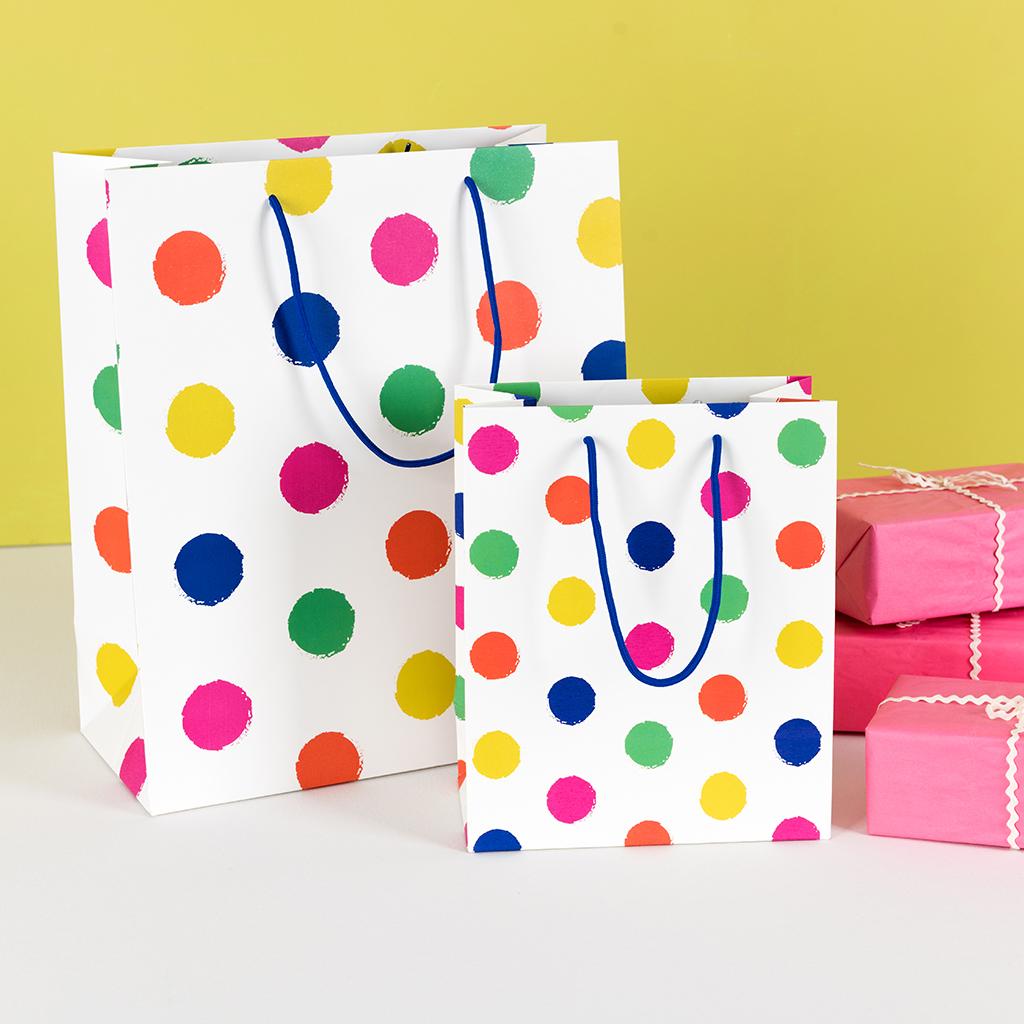Small Party Spots Gift Bag | ﻿Rex London