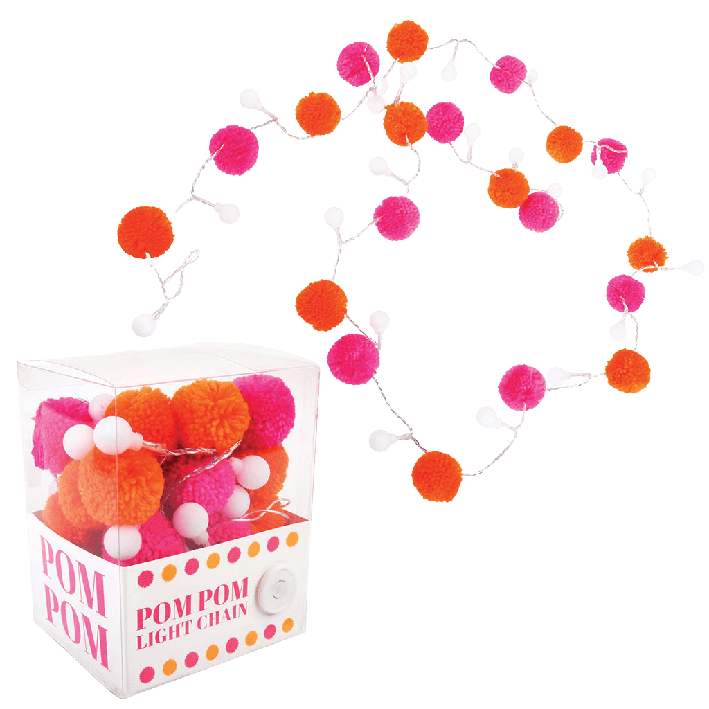 Pink Pom Pom Light Chain | ﻿Rex London