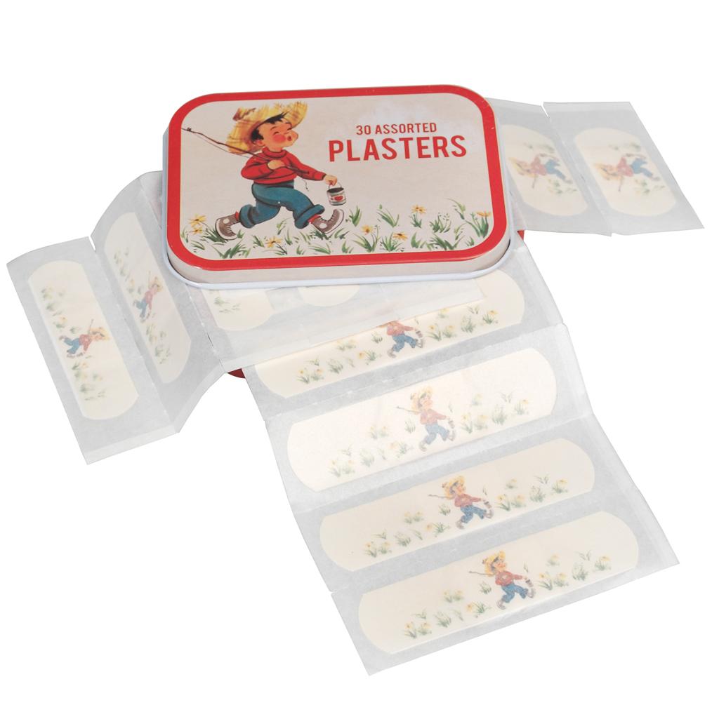 Plasters In Tin Vintage Boy | ﻿Rex London