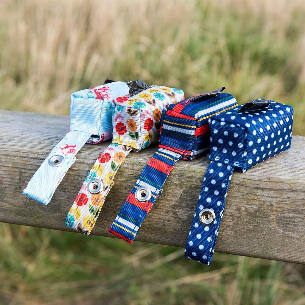 Mid Century Poppy Poop Bag Holder | ﻿Rex London