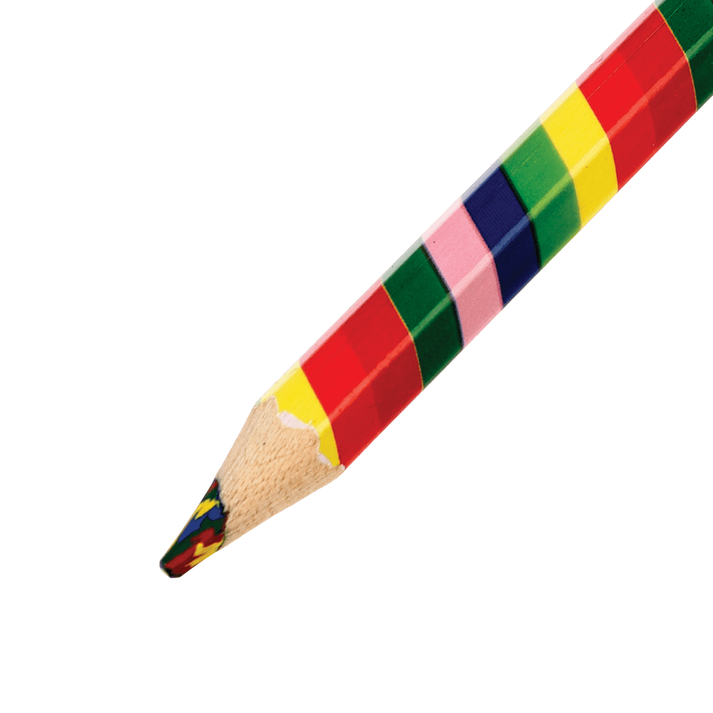 Jumbo Multi-Colour Core Rainbow Pencil | ﻿Rex London