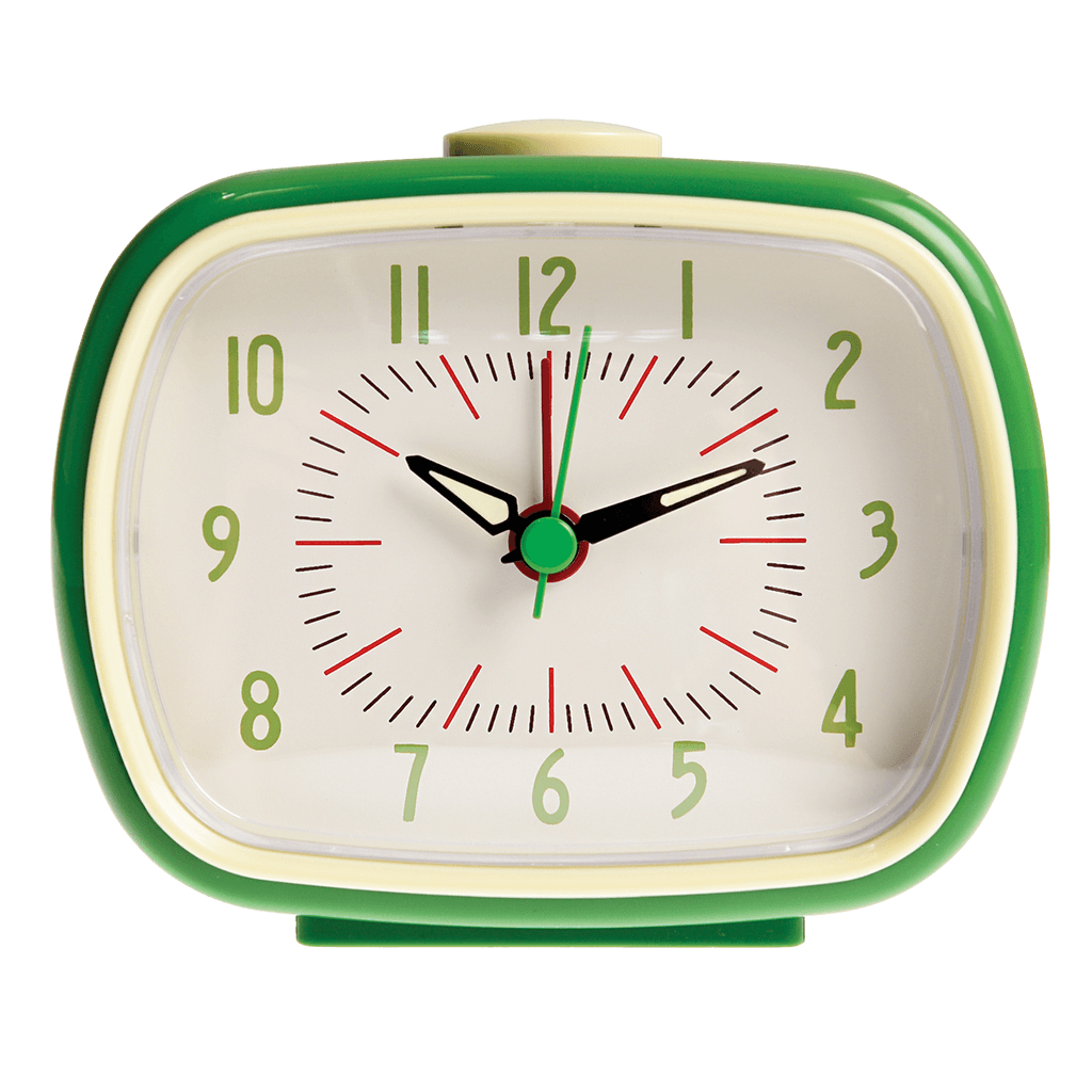 Green Retro Alarm Clock | Rex London Green Retro Alarm Clock | Rex London