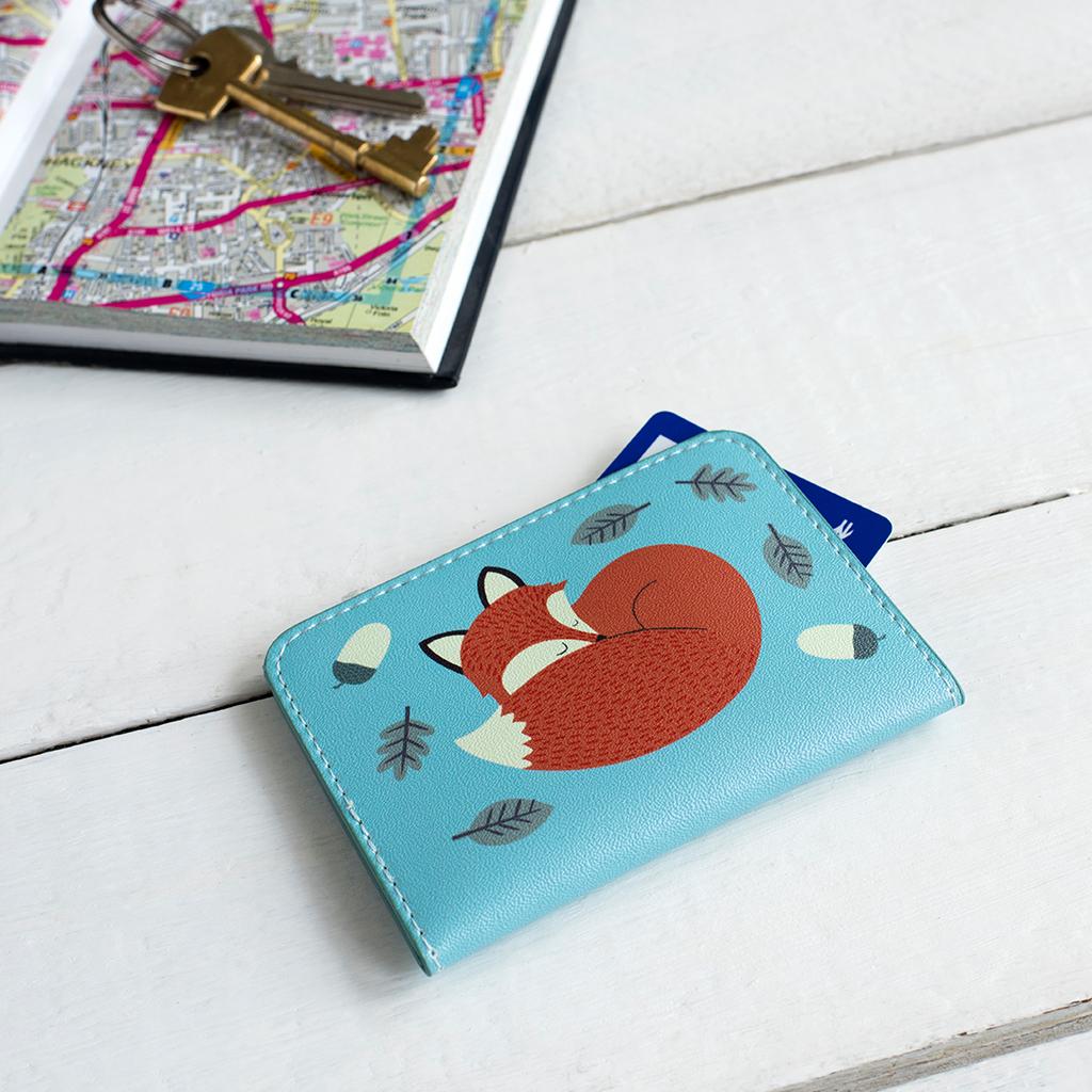 Rusty The Fox Travel Card Holder | ﻿Rex London