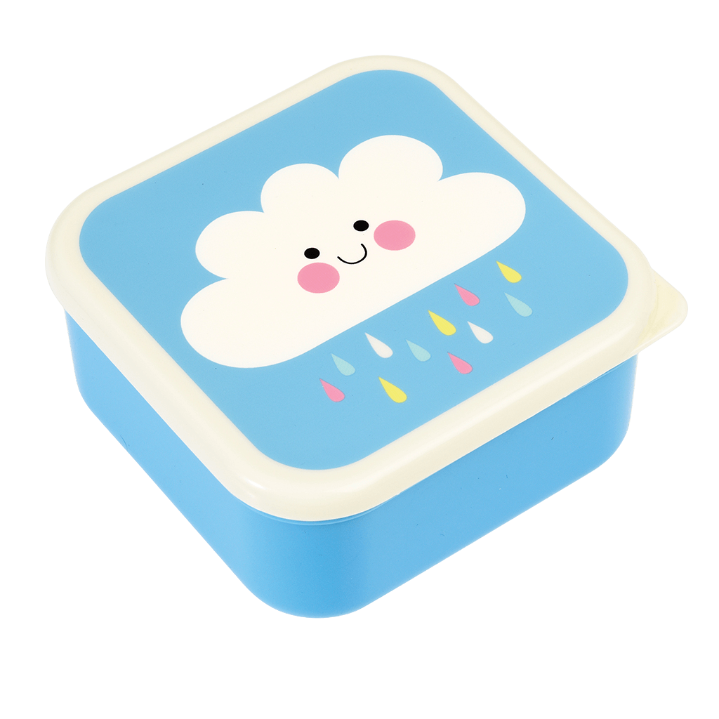 Happy Rain Cloud Snack Boxes (set Of 3) | ﻿Rex London