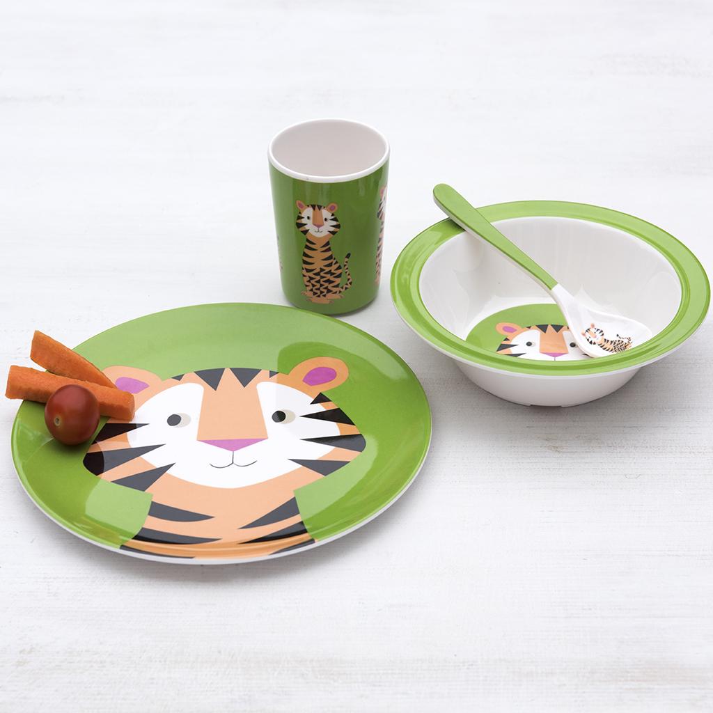 Tiger Melamine Plate | ﻿Rex London