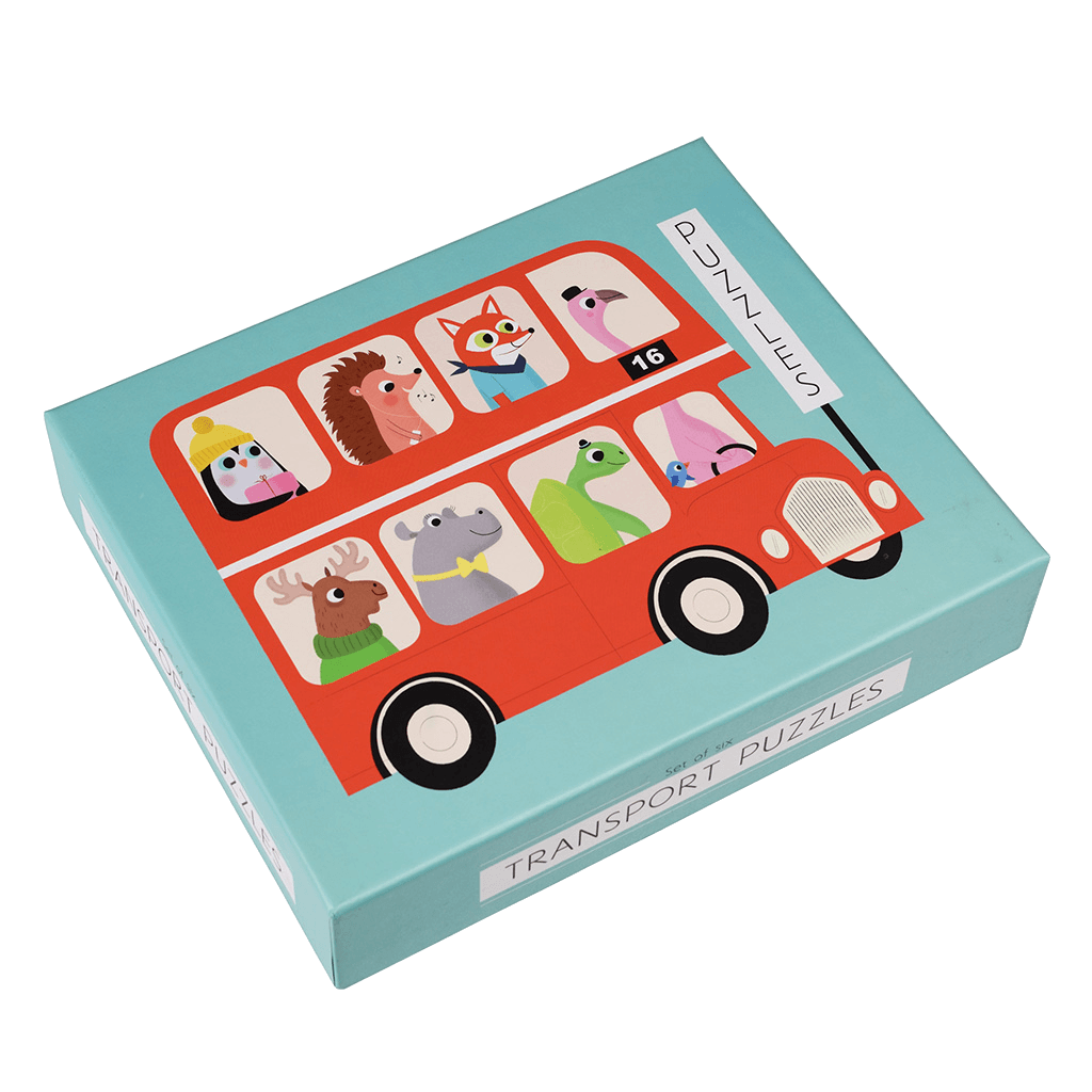 Set Of Six Transport Puzzles | ﻿Rex London