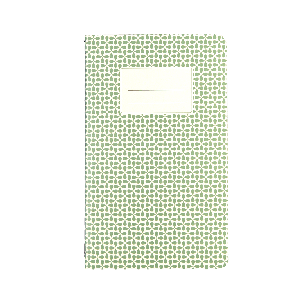 Small Green Abstract Notebook | ﻿Rex London