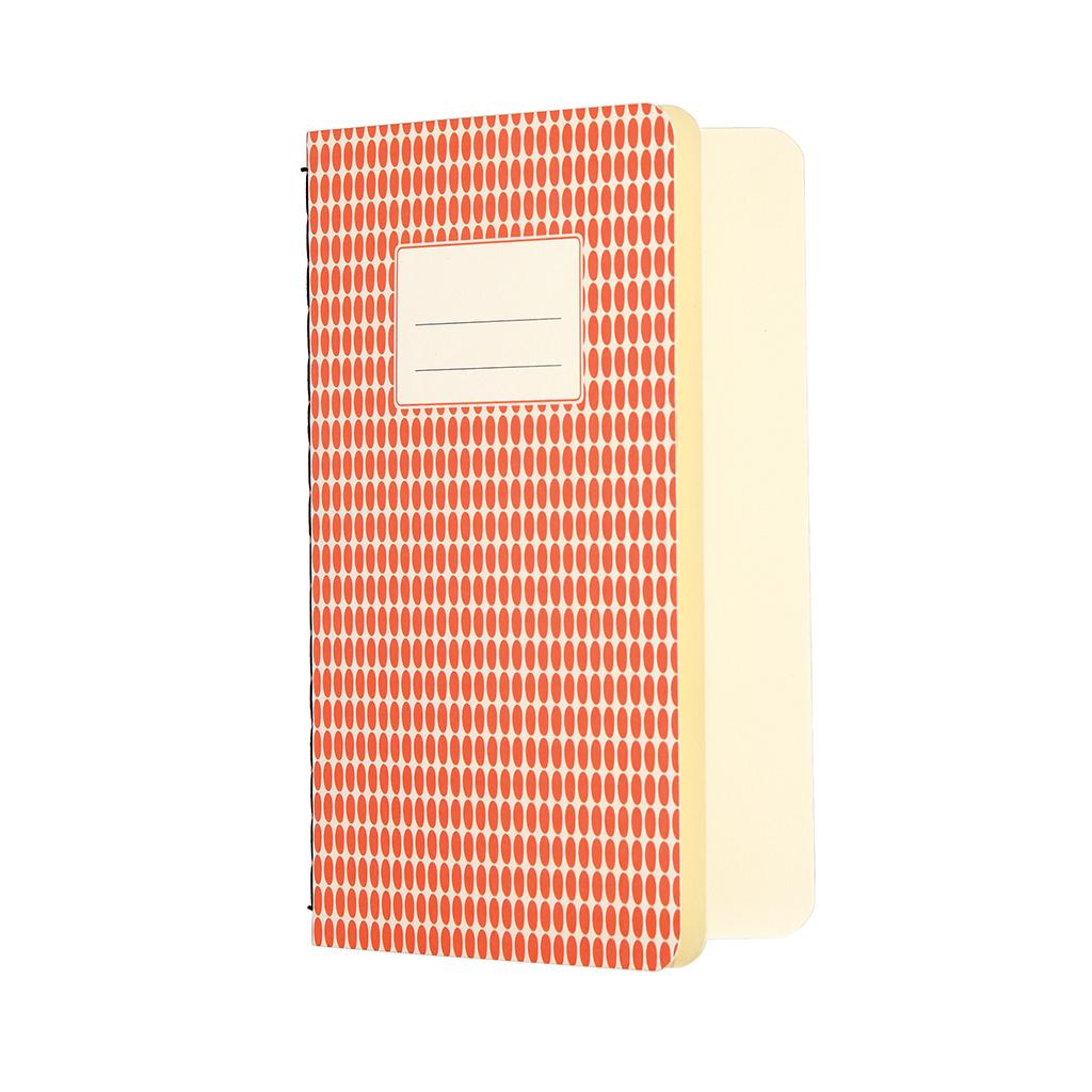 Small Orange Abstract Notebook | ﻿Rex London