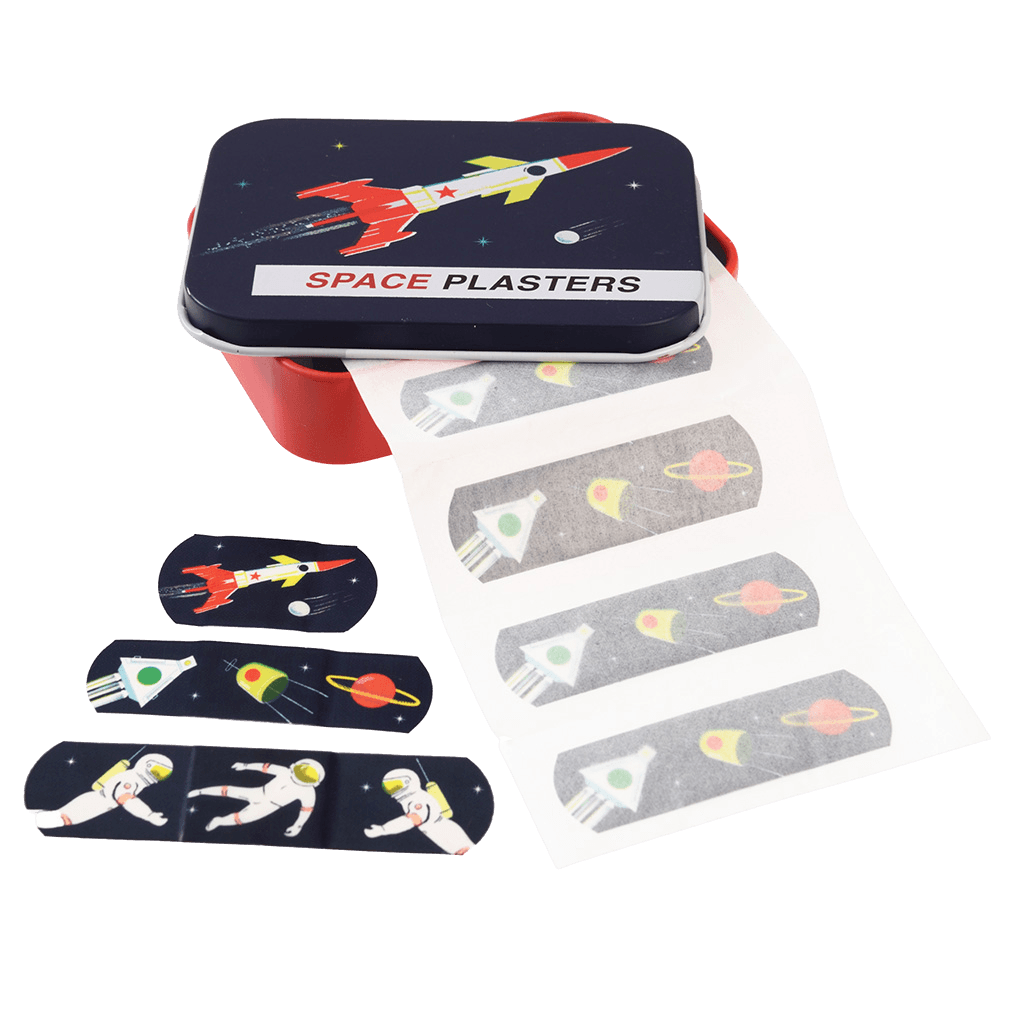 Space Age Plasters In A Tin (pack Of 30) | ﻿Rex London