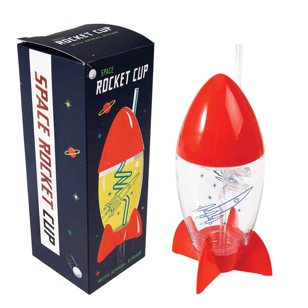 Space Age Rocket Cup And Straw | ﻿Rex London