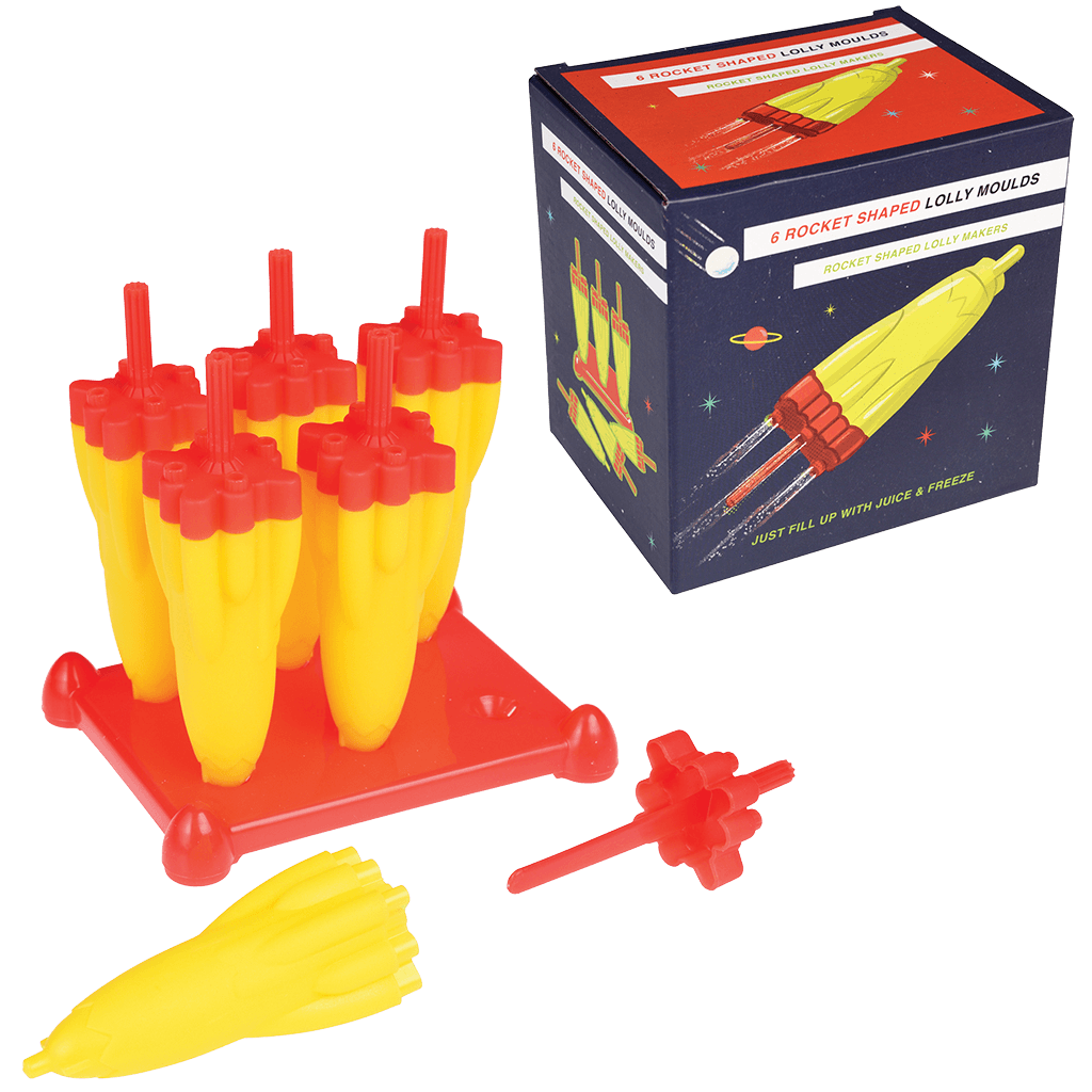 Space Age Rocket Ice Lolly Moulds | ﻿Rex London