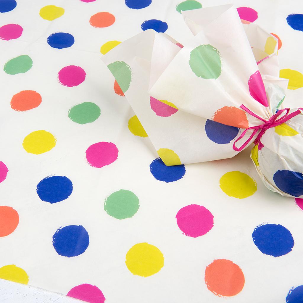 Spotty Celebration Tissue Paper (10 Sheets) | ﻿Rex London