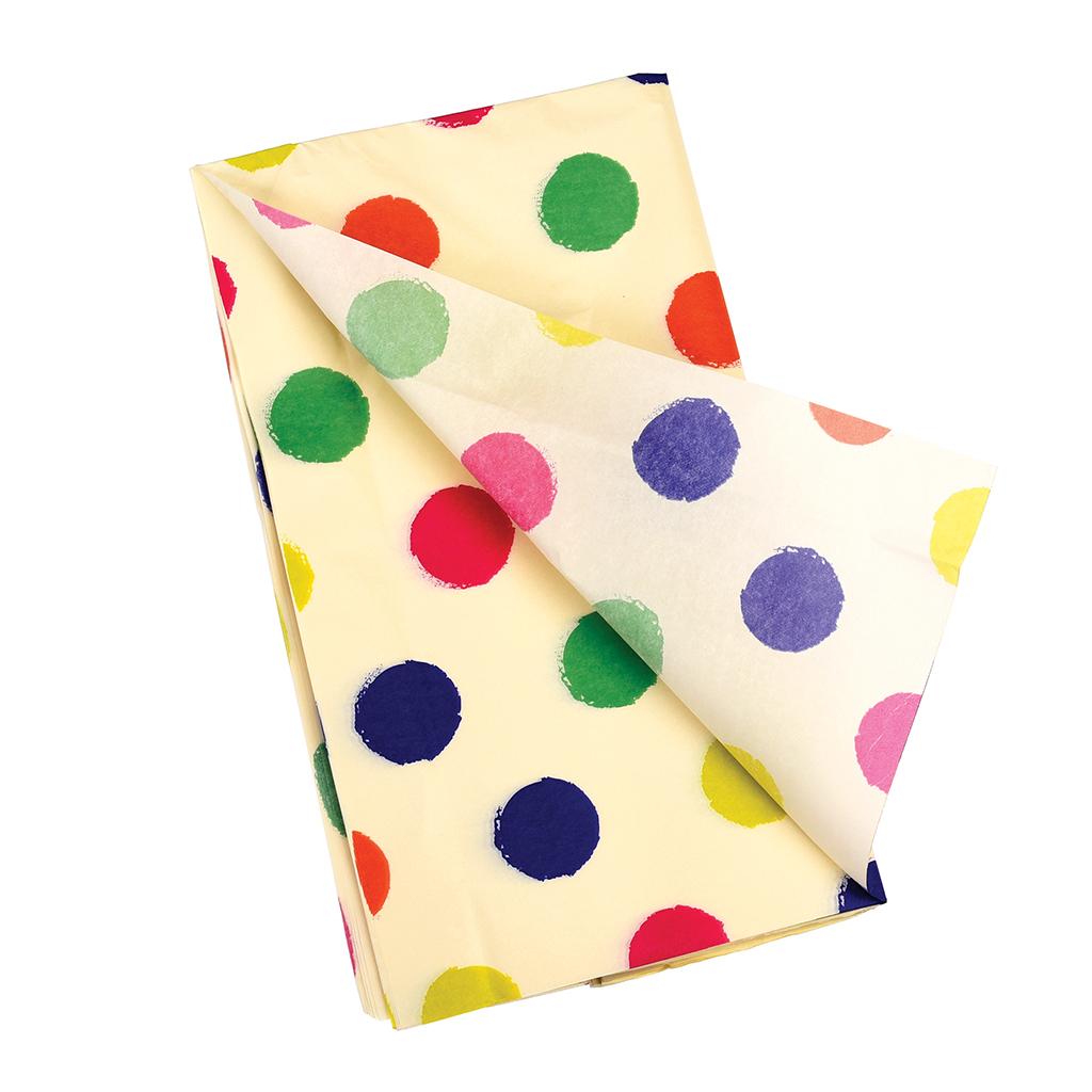 Spotty Celebration Tissue Paper (10 Sheets) | ﻿Rex London
