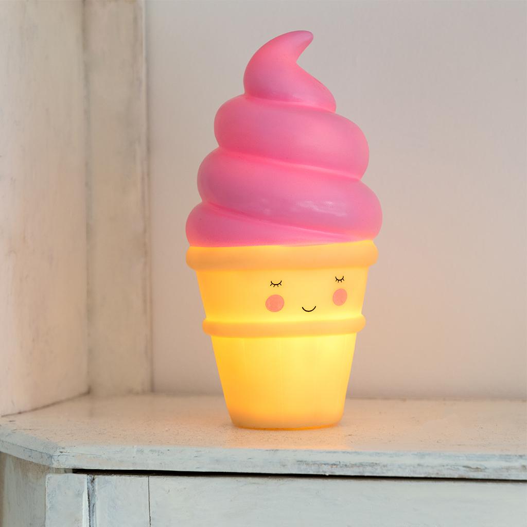 Strawberry Ice Cream Night Light | ﻿Rex London