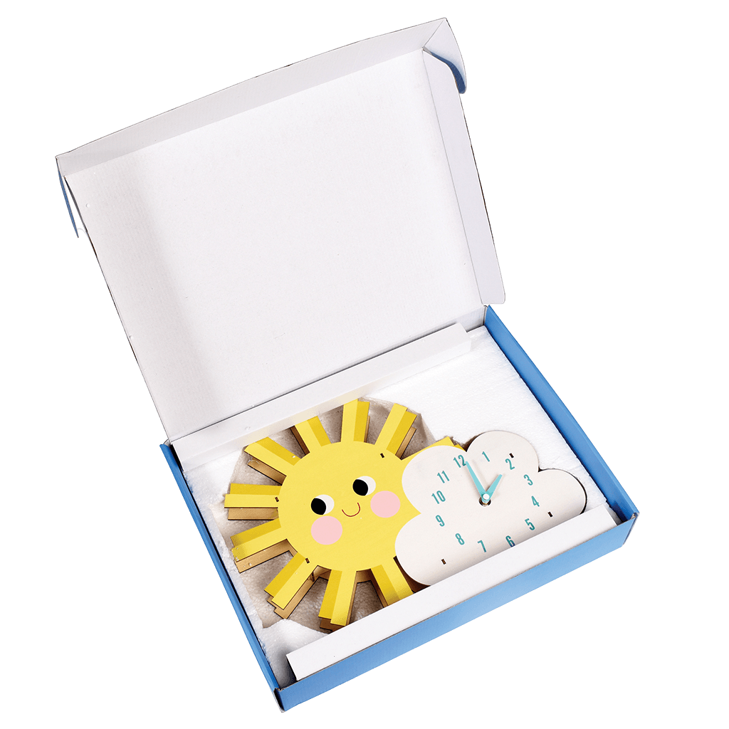 Hello Sunshine Wooden Wall Clock | ﻿Rex London