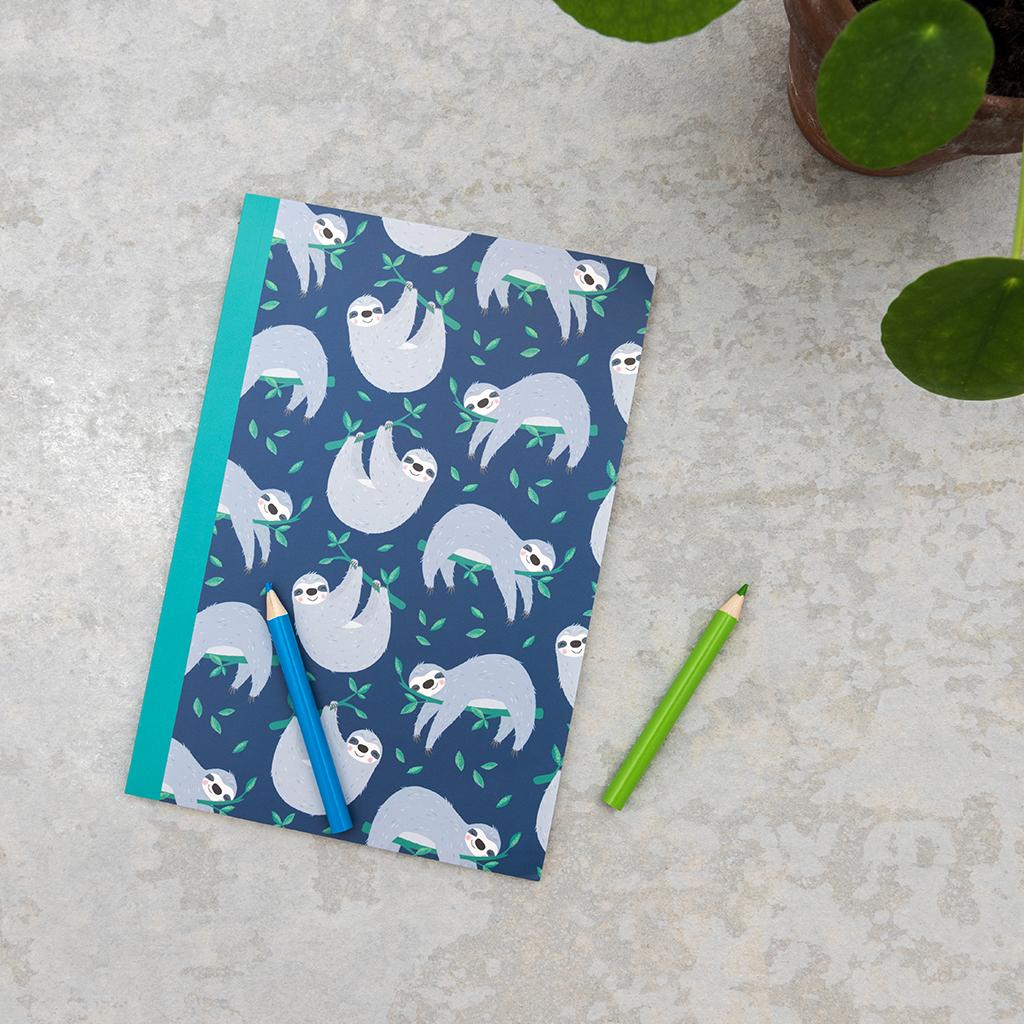 Sydney The Sloth A5 Notebook | ﻿Rex London