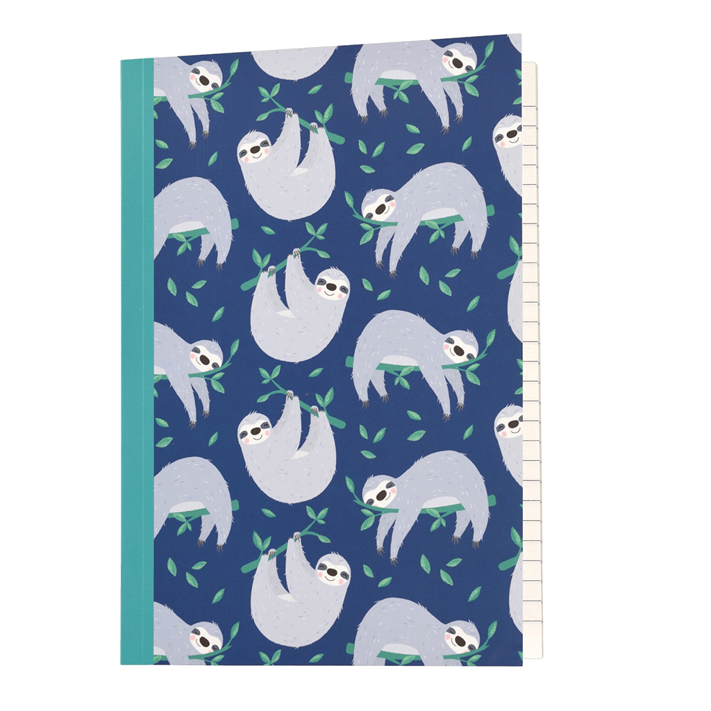 Sydney The Sloth A5 Notebook | ﻿Rex London