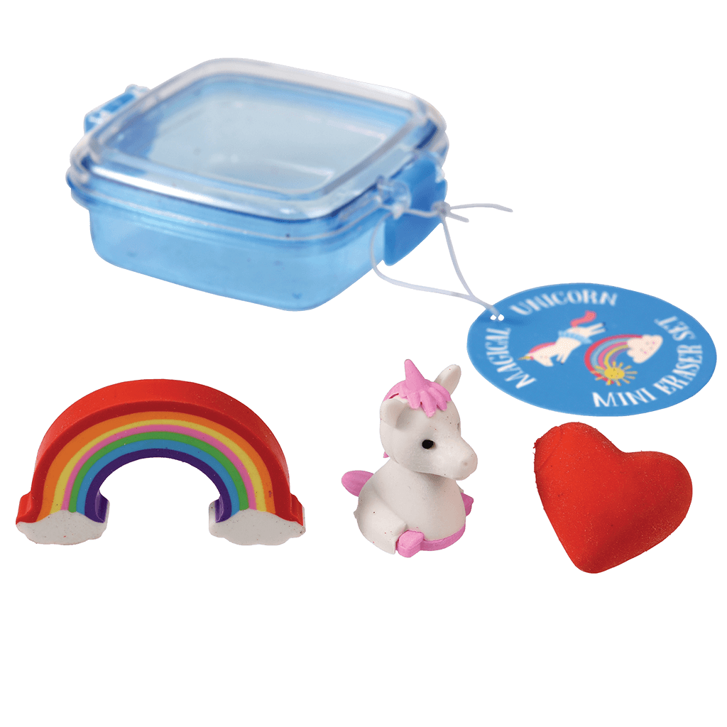 ﻿Magical Unicorn Mini Eraser Set | ﻿Rex London