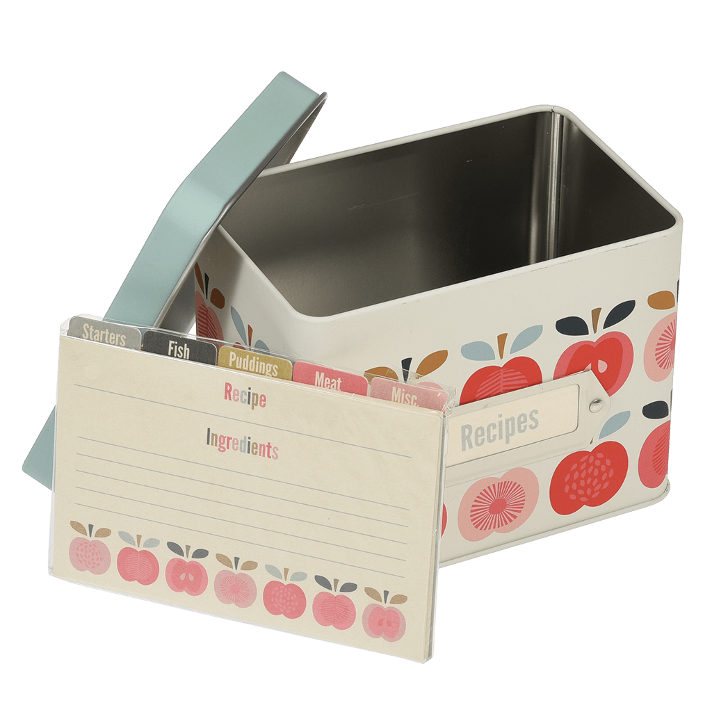 Vintage Apple Recipe Tin | ﻿Rex London