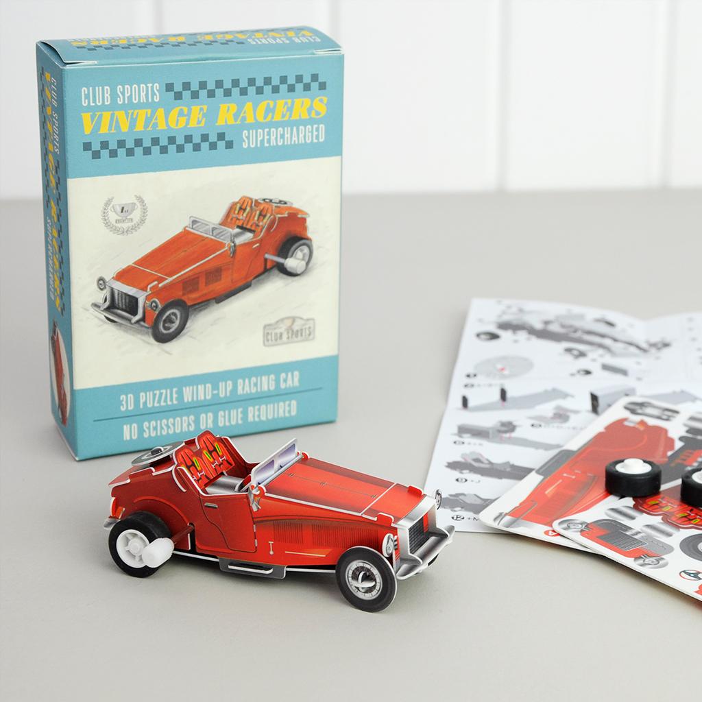 Make Your Own Wind Up Vintage Red Racing Car | ﻿Rex London