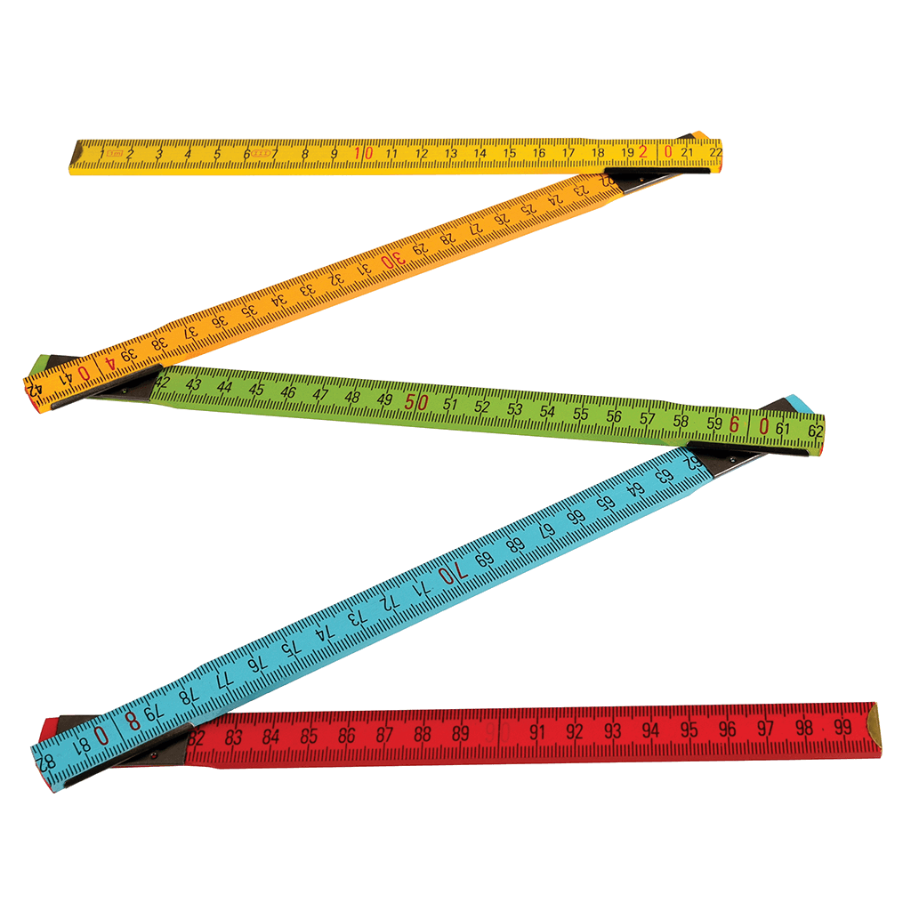 Wooden Folding Ruler (1 Metre) | ﻿Rex London