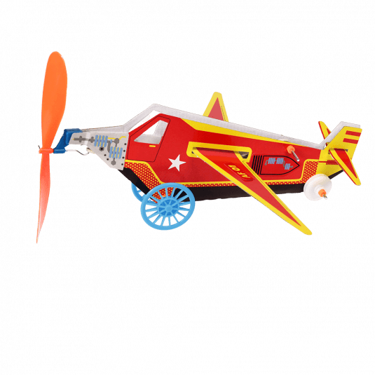 Make Your Own Rubber Band-Powered Plane | ﻿Rex London