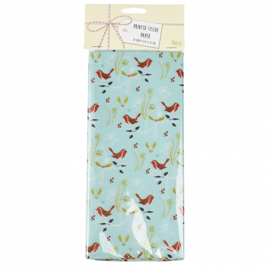 Winter Walk Tissue Paper (10 Sheets) | ﻿Rex London
