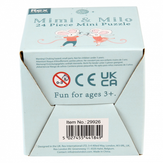 ﻿24-Teiliges Mini-Puzzle Mimi And Milo | ﻿Rex London