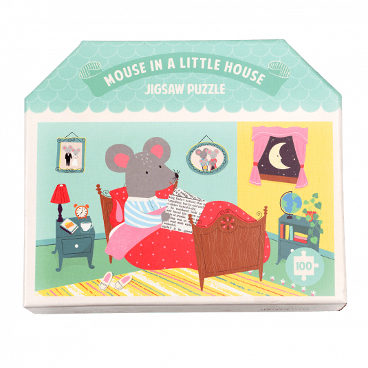 Mouse In A House Puzzle (100 Pcs) | ﻿Rex London