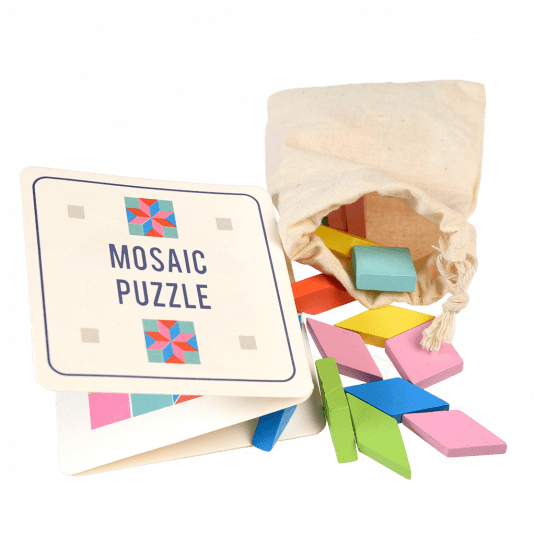 Wooden Mosaic Puzzle In A Tin | ﻿Rex London