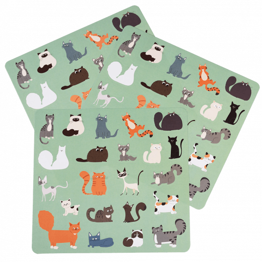 Nine Lives Stickers (3 Sheets) | ﻿Rex London