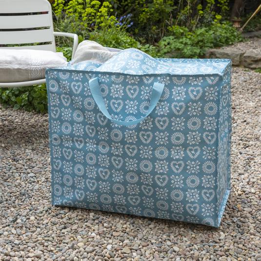 Blue Friendship Jumbo Storage Bag | ﻿Rex London