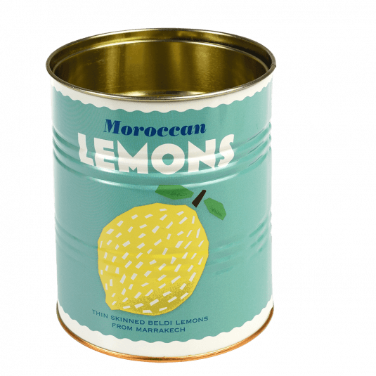 Lemons And Harissa Storage Tins (set Of 2) | ﻿Rex London