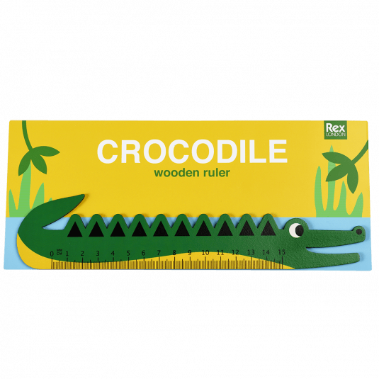 Crocodile Wooden Ruler | ﻿Rex London